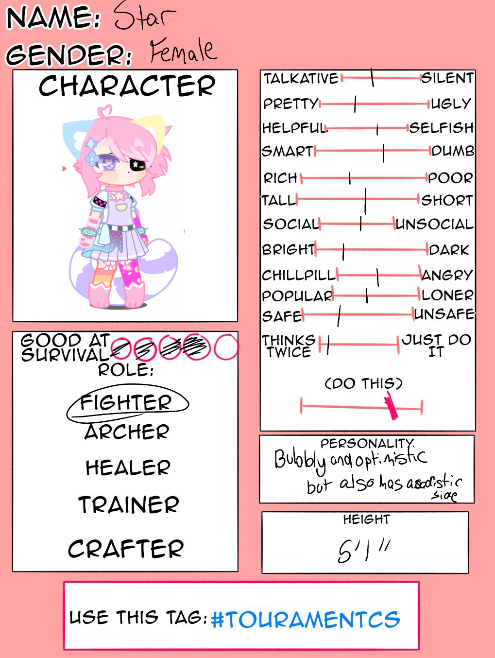 Character sheet thing - ibisPaint