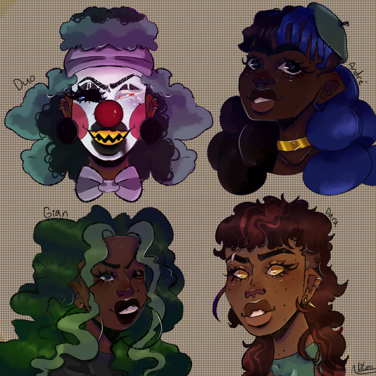 OC headshots - ibisPaint