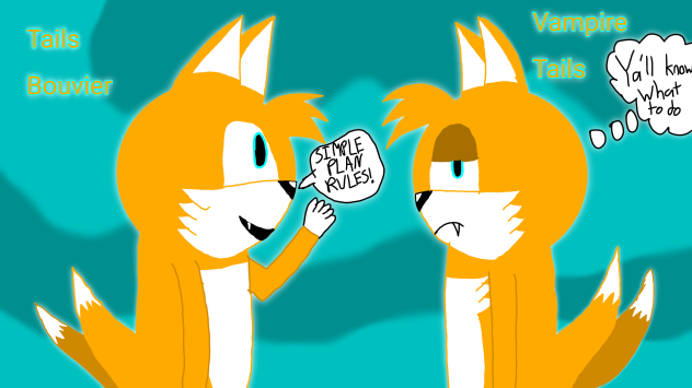 Tails Bouvier And Vampire Tails - ibisPaint