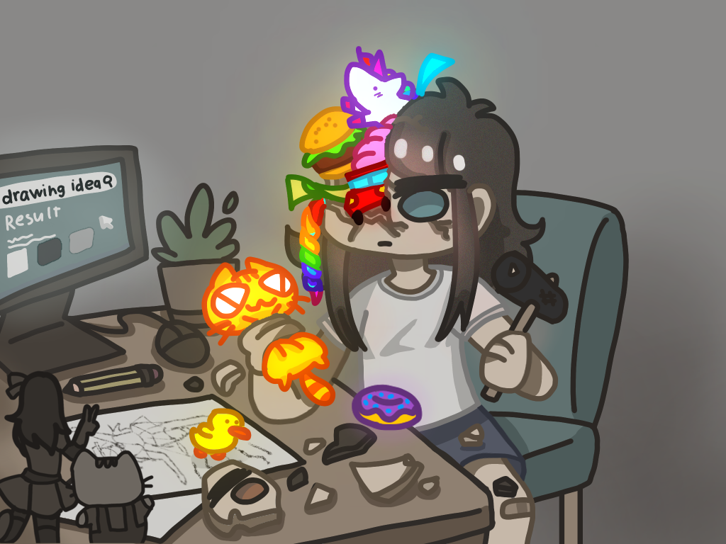 Out of idea🦆 - ibisPaint