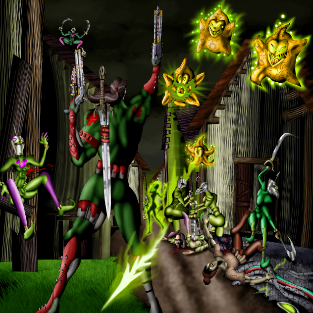 A terrible night to wish upon Demon Star - ibisPaint