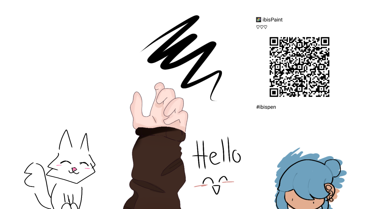 QR code wiwi - ibisPaint