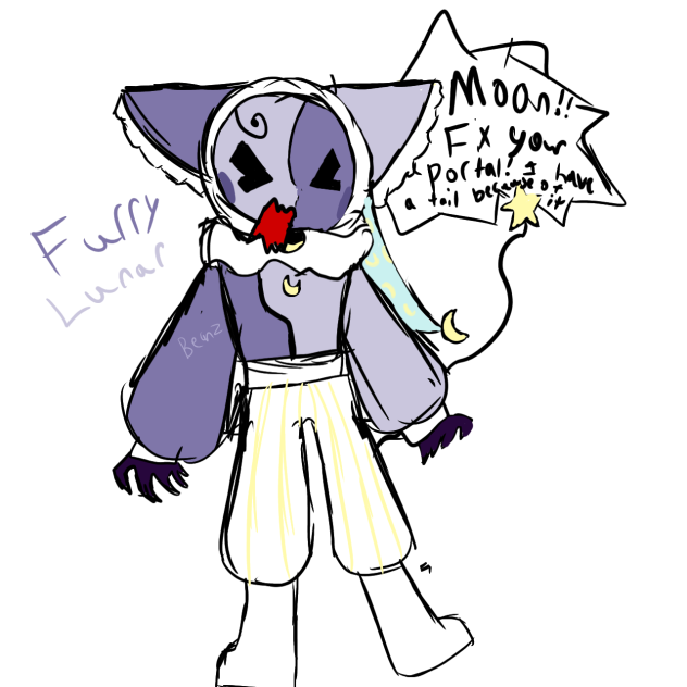 Furry lunar - ibisPaint