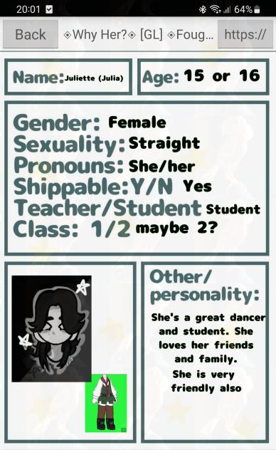 Why her OC Sheet - ibisPaint