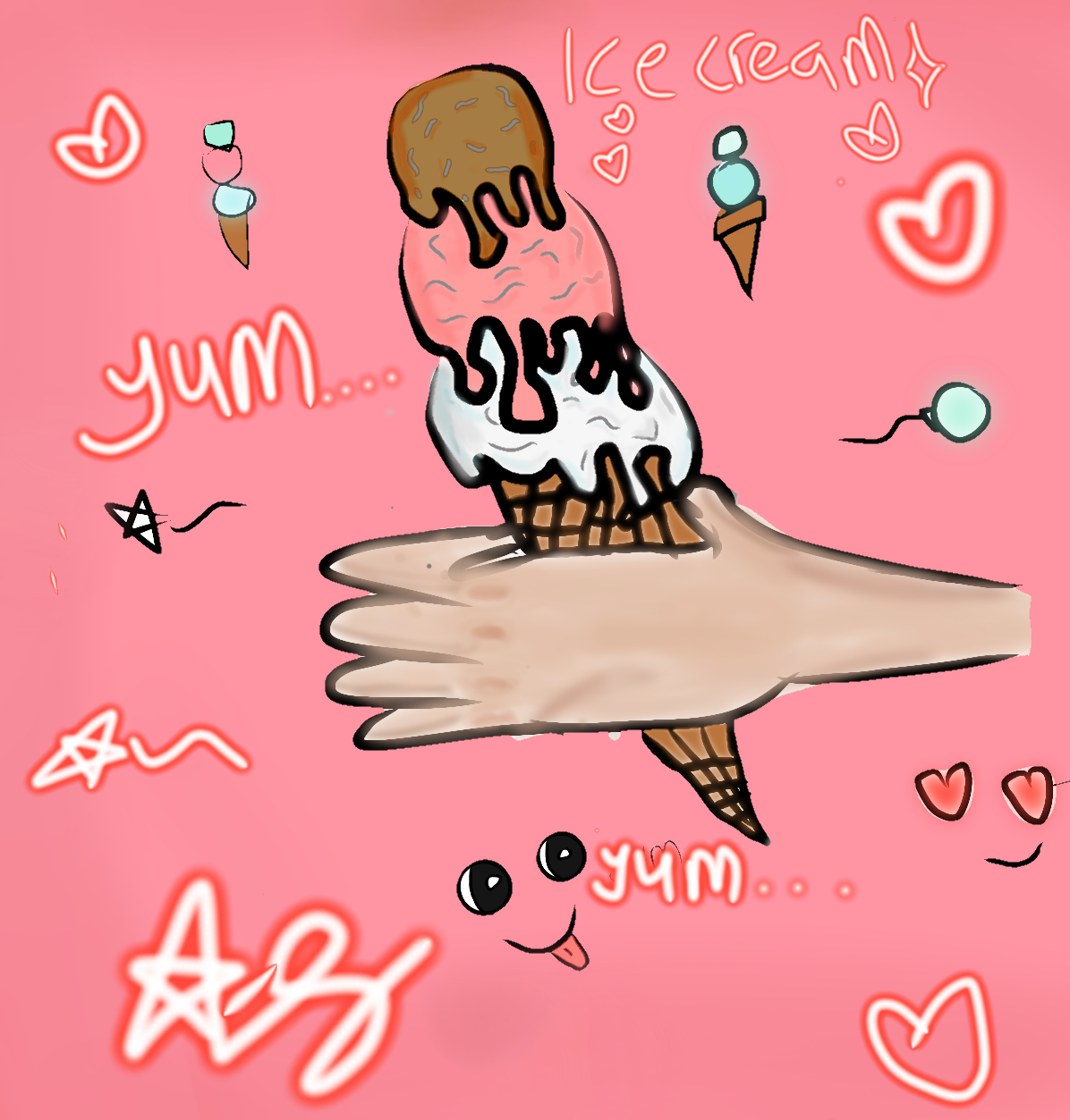 Ice cream 🍦 - ibisPaint