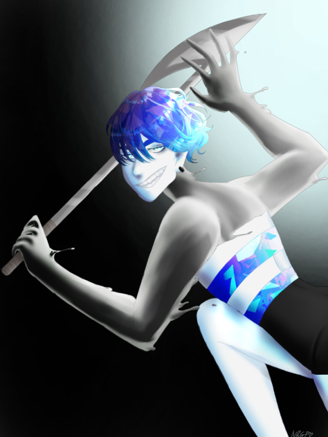 Black Crystal Opal - ibisPaint