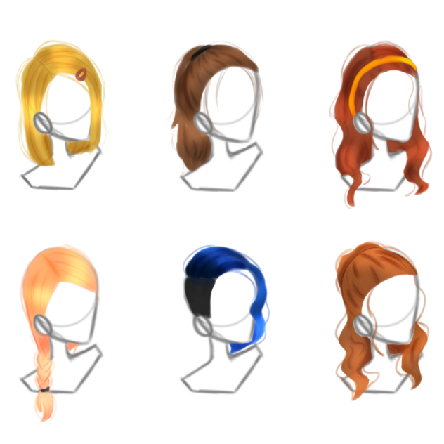 Hair practice - ibisPaint