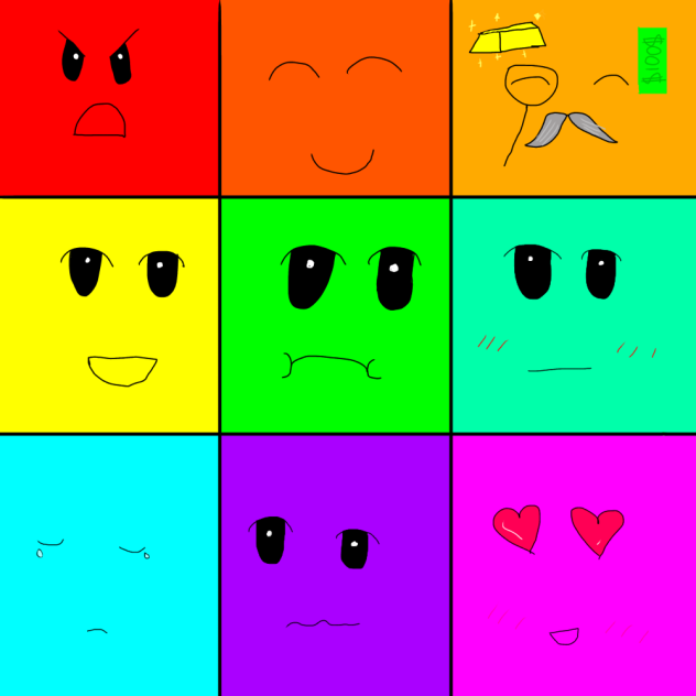 Emoji faces - ibisPaint