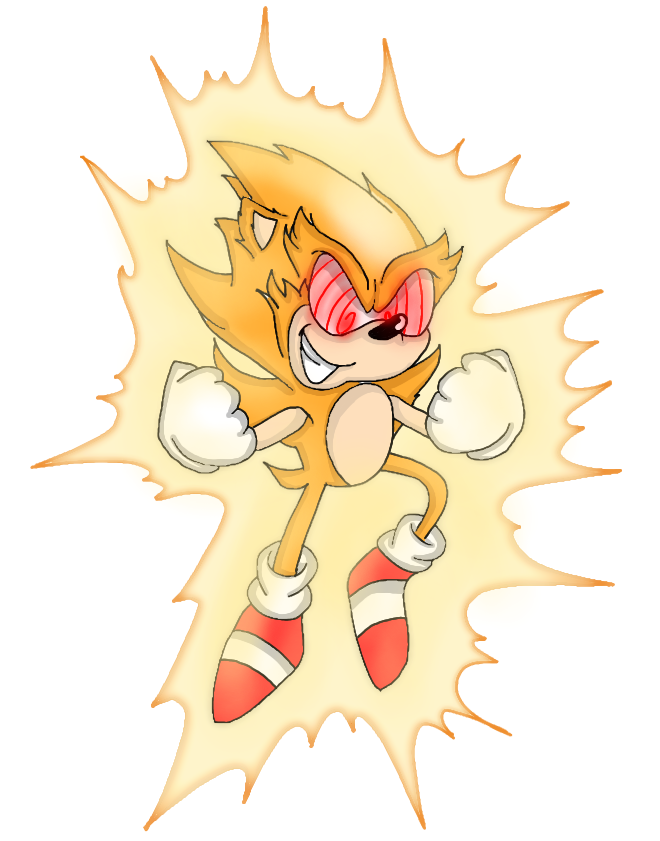 Fleetway Super Sonic HD FULL 4K - ibisPaint