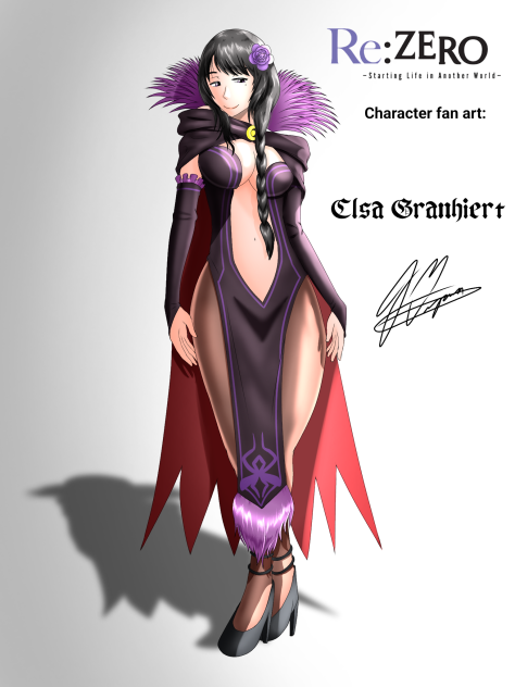 Re Zero Elsa fanart - ibisPaint