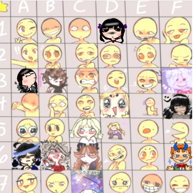 Face's collab - ibisPaint