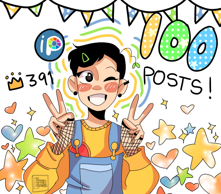 100th post!! 🎉🎊🥳🎈👏 - ibisPaint