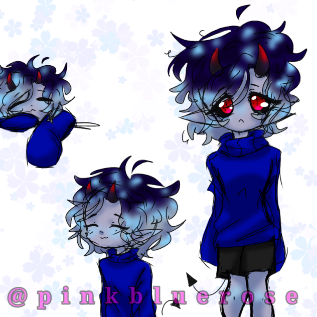 demon child concept - ibisPaint