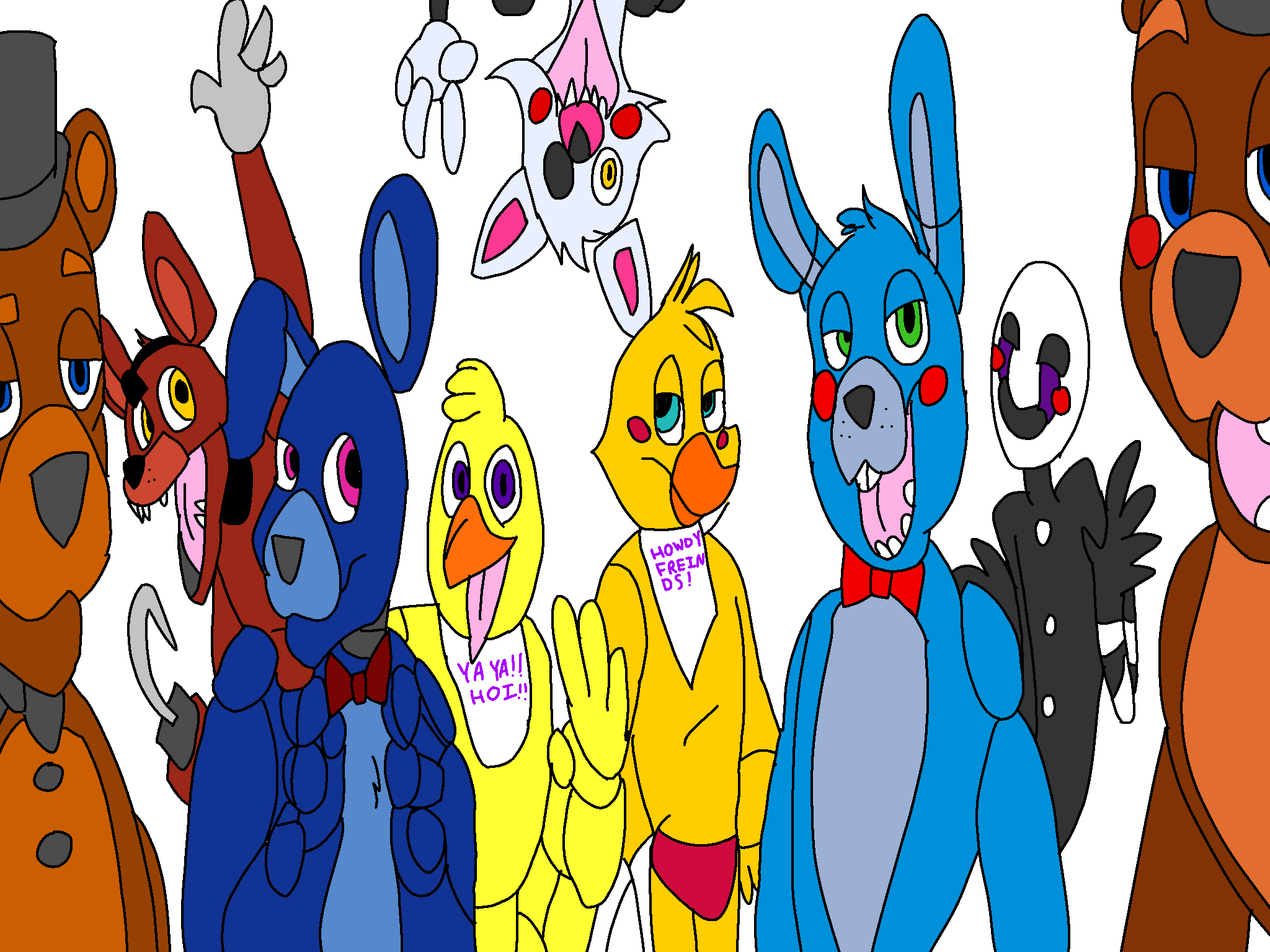 Say Hi To The Crew IbisPaint Say Hi To The Crew IbisPaint