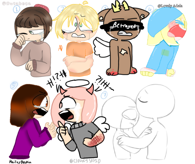 Sad collab - ibisPaint