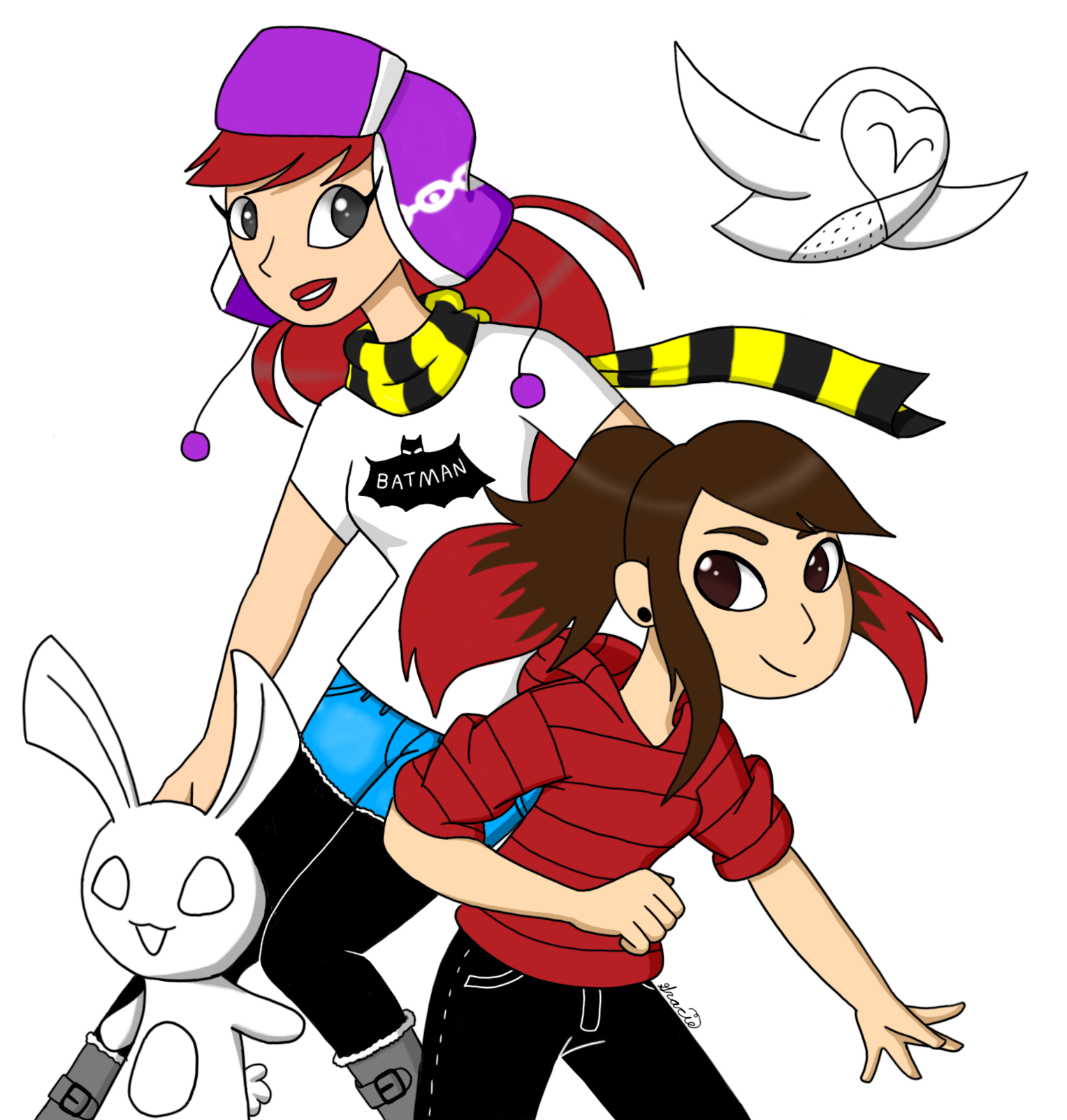 Crystal Joy and Echo Gillette (speedpain - ibisPaint