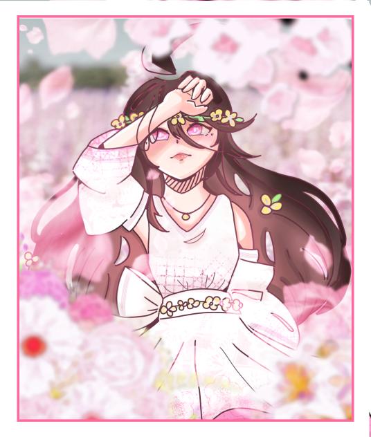 Pink flower queen 🌸 - ibisPaint