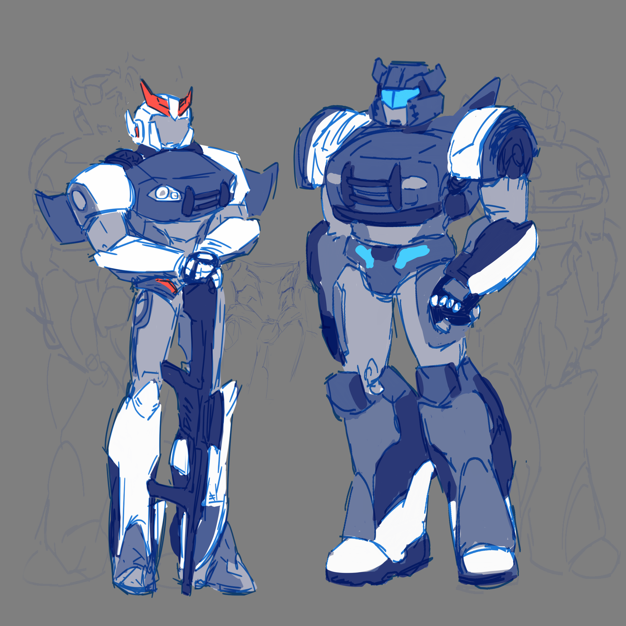 Prowl and Jazz - ibisPaint