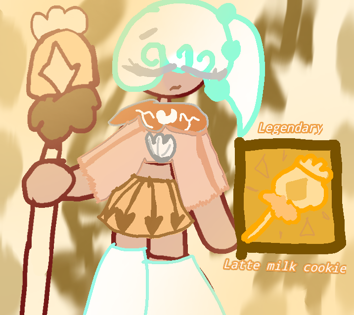 Latte milk cookie - ibisPaint