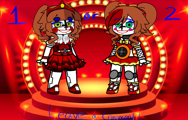 1 or 2 (Circus Baby) - ibisPaint