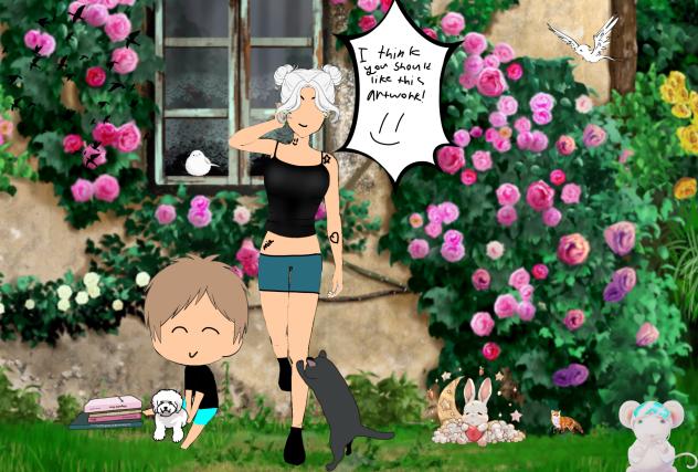 Single mum and son - ibisPaint