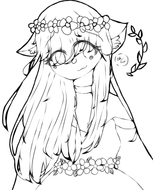 Twirl 🌺 Lineart - ibisPaint