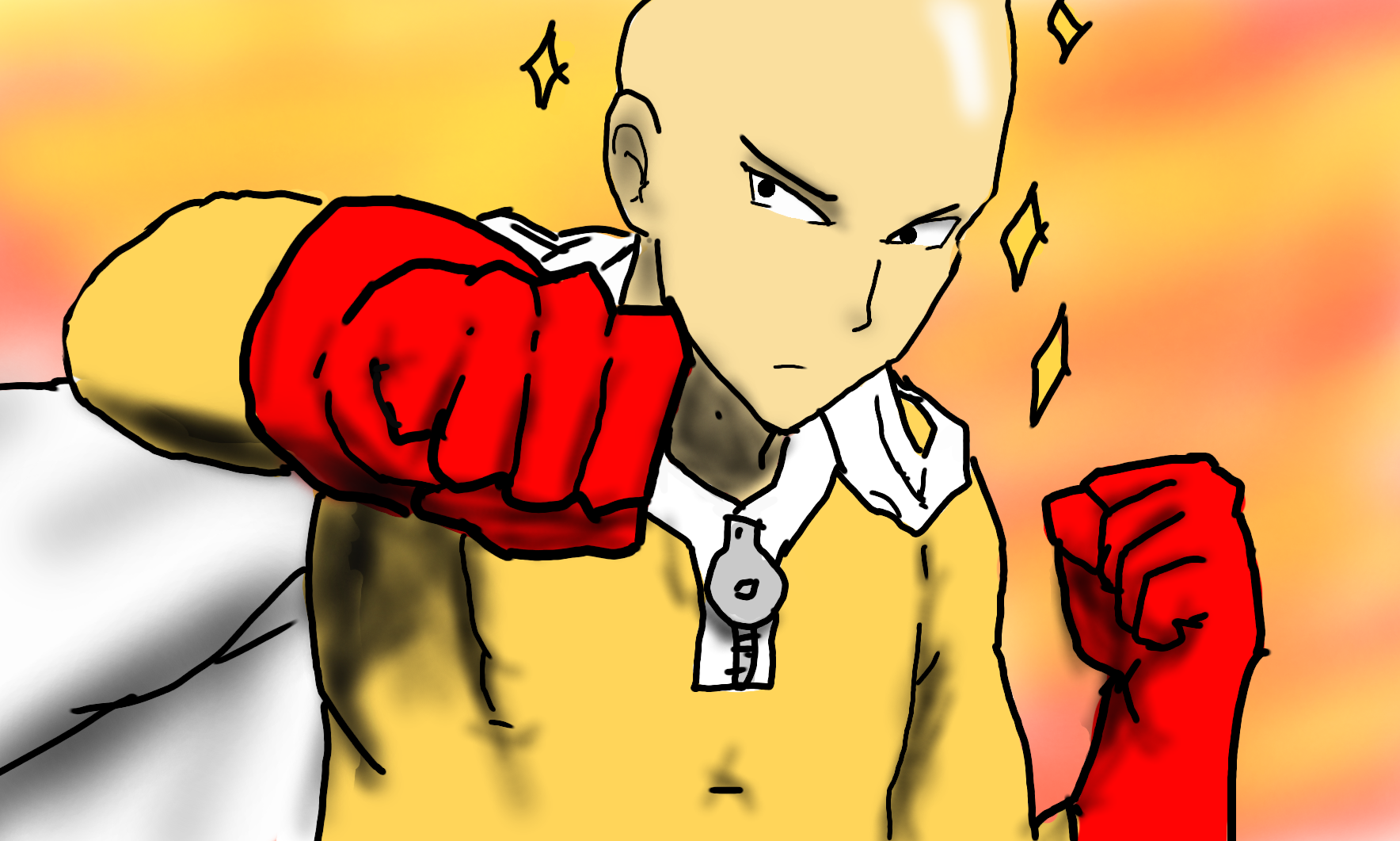 Saitama two punch - ibisPaint