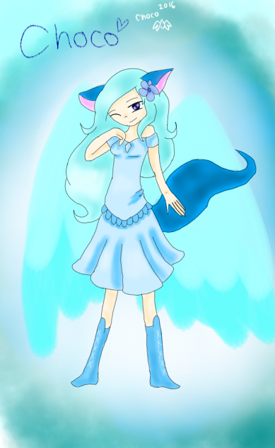 Speedpaint Choco my OC - ibisPaint