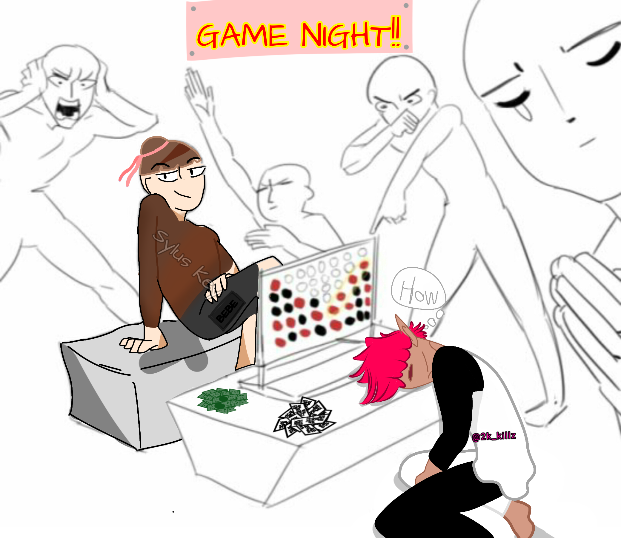 game night collab XD - ibisPaint