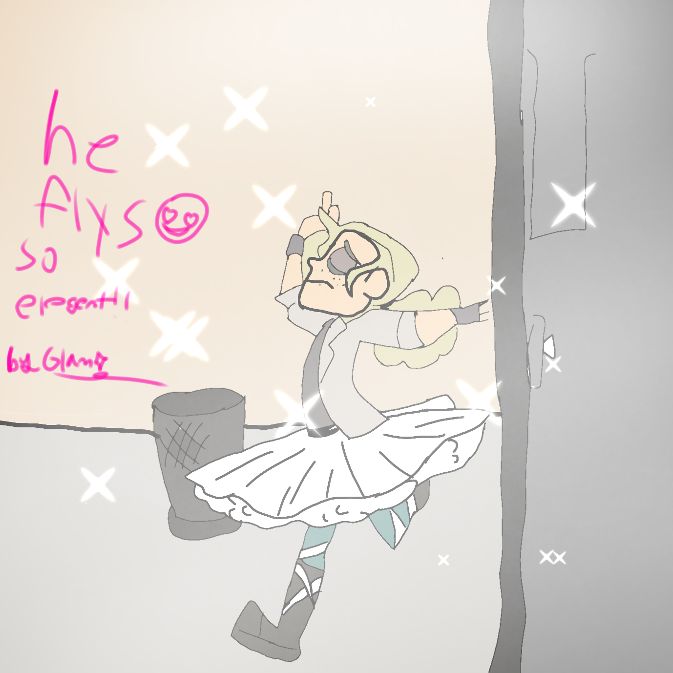 The elegant ballerina Dee Metal family - ibisPaint