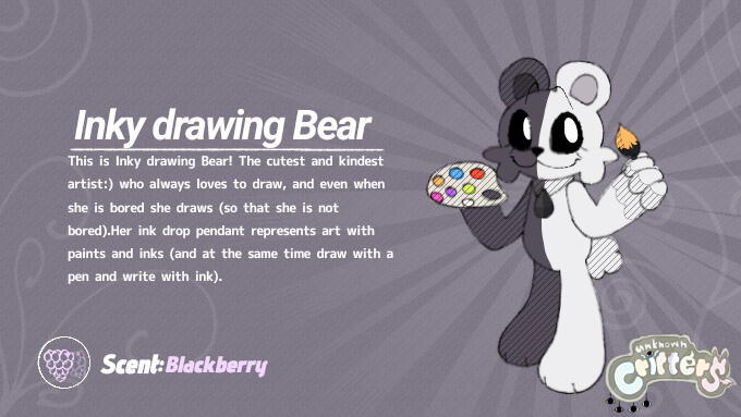 Inky drawing Bear (unknown critters) - ibisPaint
