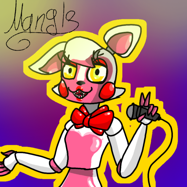 mangle. fnaf - ibisPaint