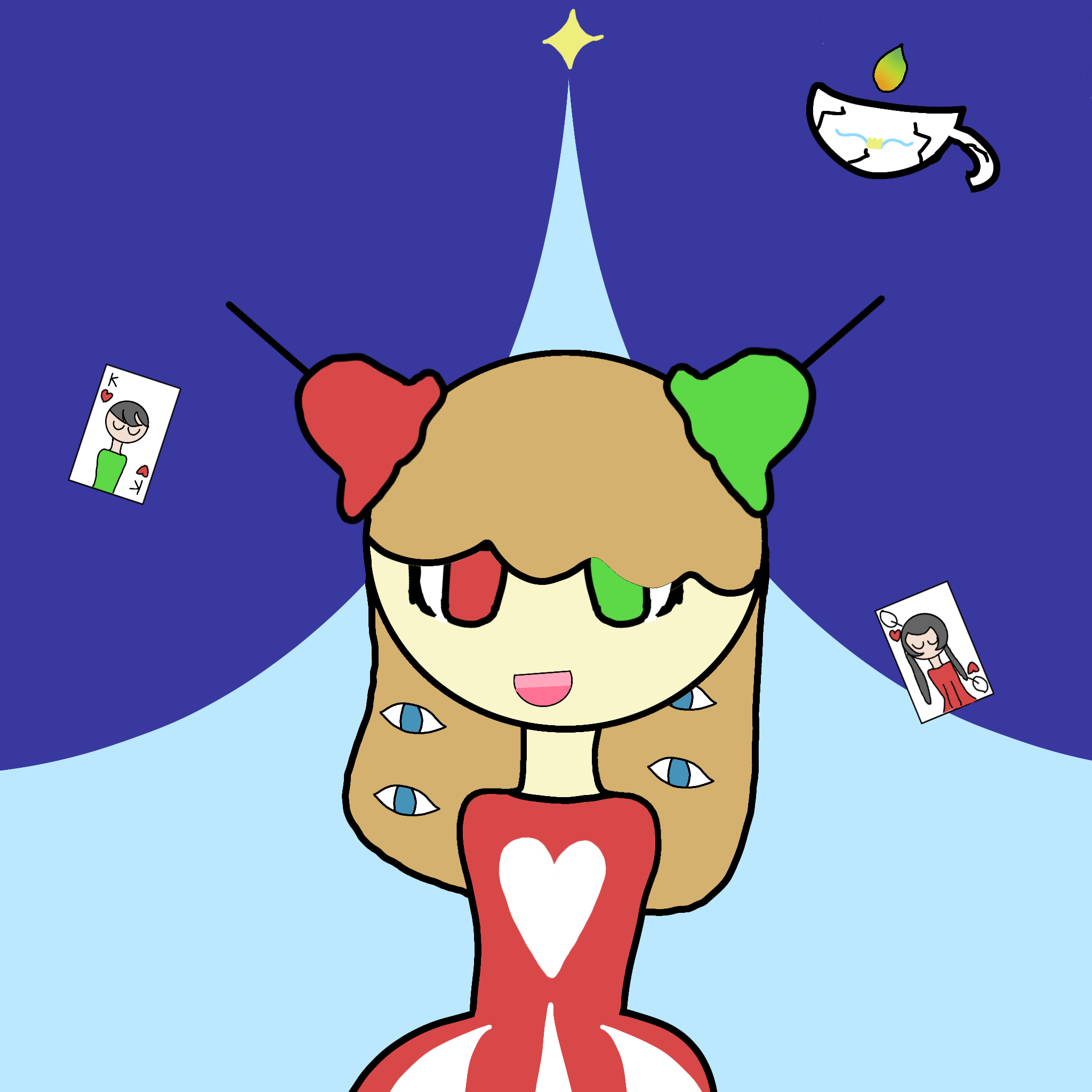 Sweet on the outside, sour on the inside - ibisPaint