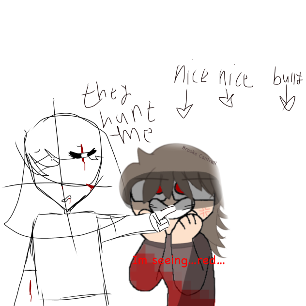 They hurt me!!!! - ibisPaint