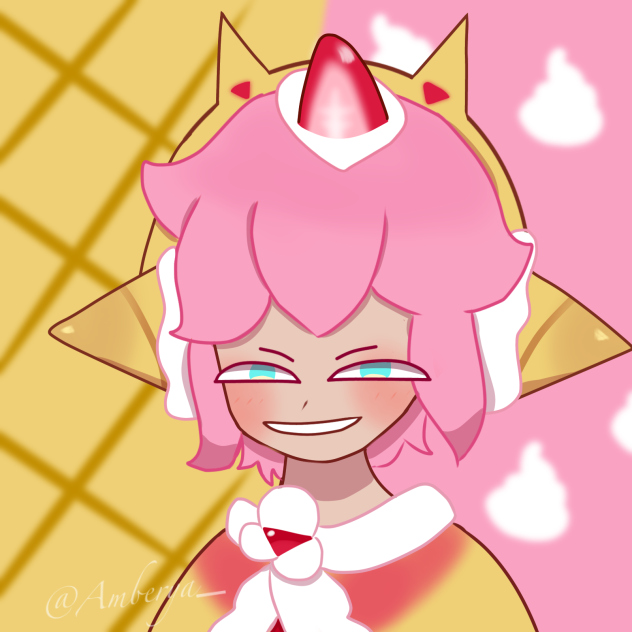 Strawberry crepe cookie! - ibisPaint