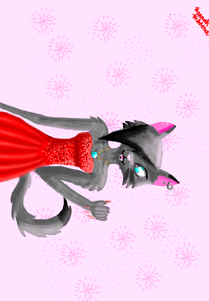 How I draw cat people - ibisPaint