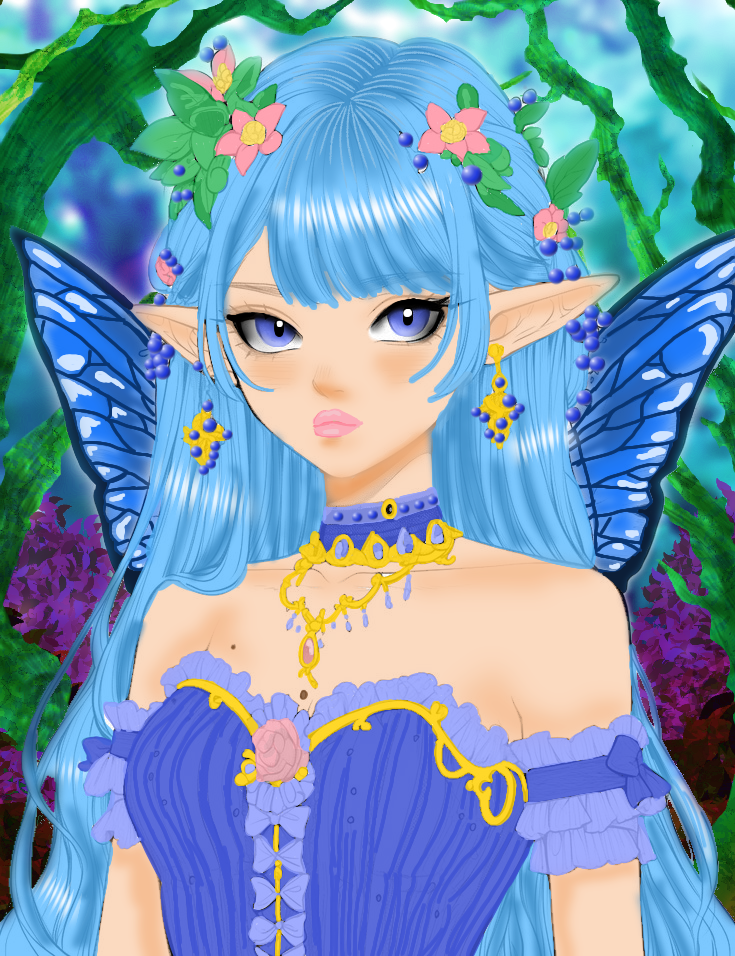 blue fairy - ibisPaint