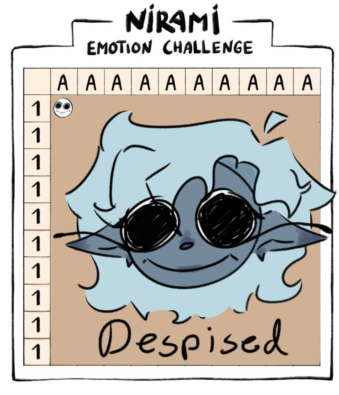 Nirami Emotion Challenge 1A - ibisPaint