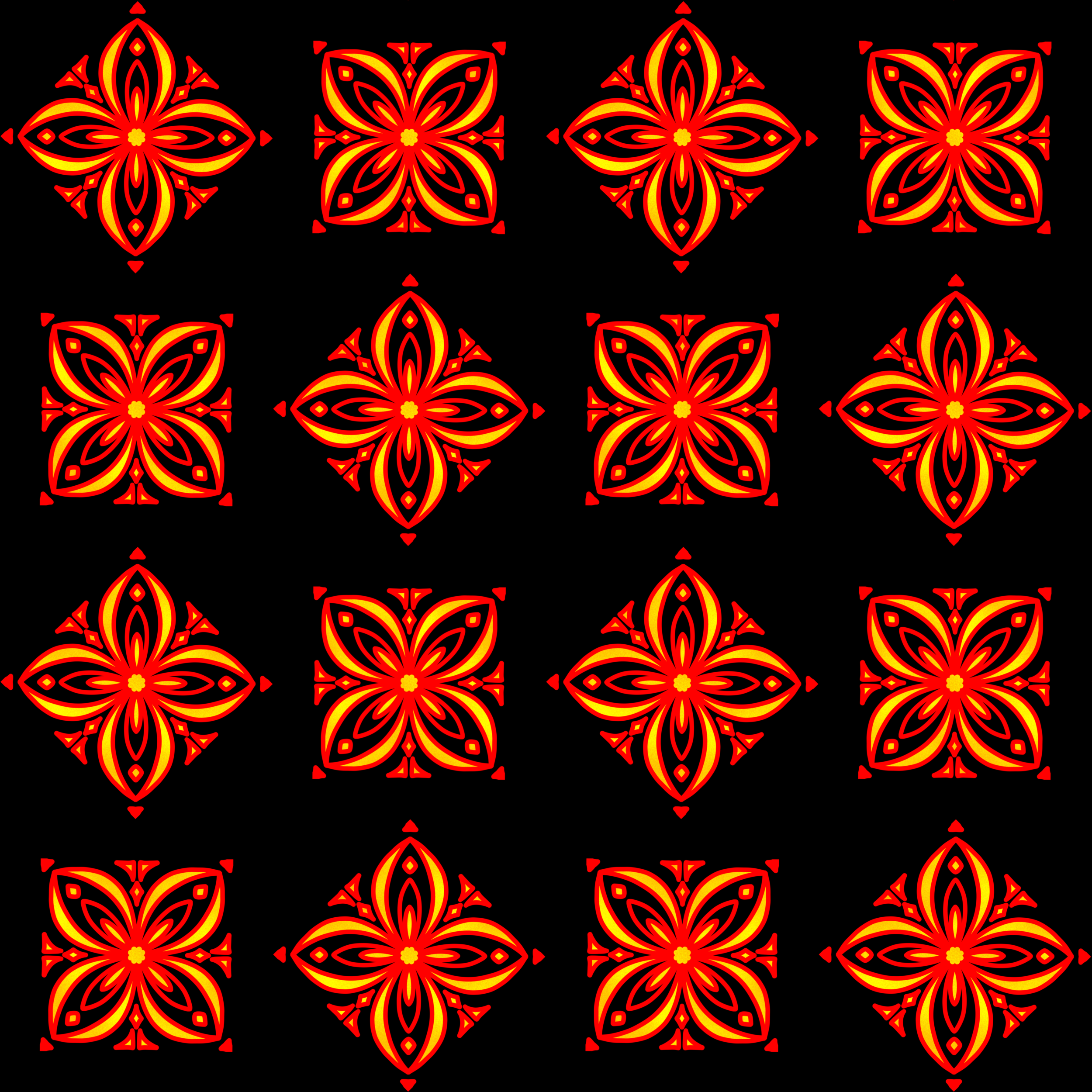 black cloth pattern Indian traditional - ibisPaint