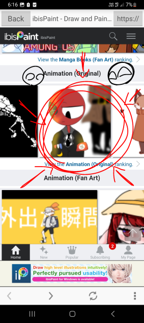 I FORGOT TO SET THIS ON FANARTS - ibisPaint