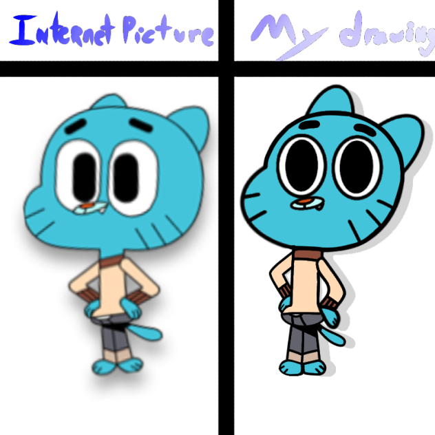Gumball from scratch - ibisPaint