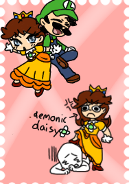 Daisy and luigi - ibisPaint