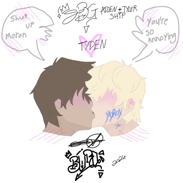 Aiden and Tyler ship (SBG) - ibisPaint