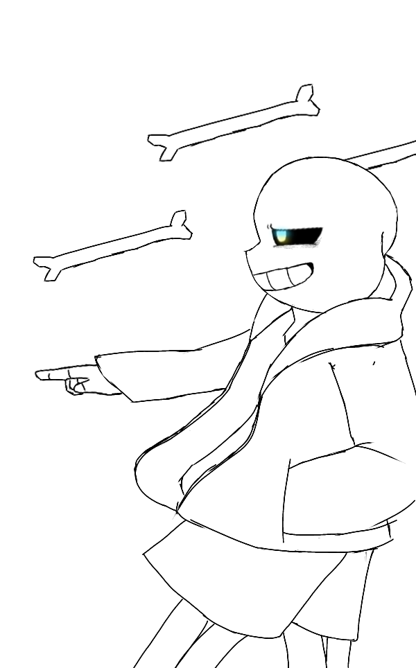Undertale Sans (Judgement) - ibisPaint