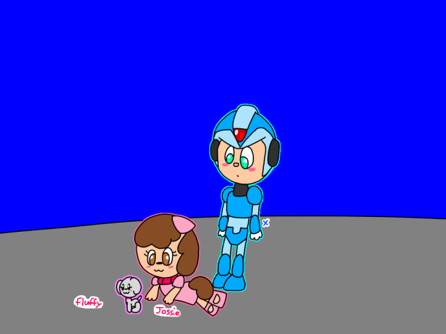 Fluffy's first steps - ibisPaint