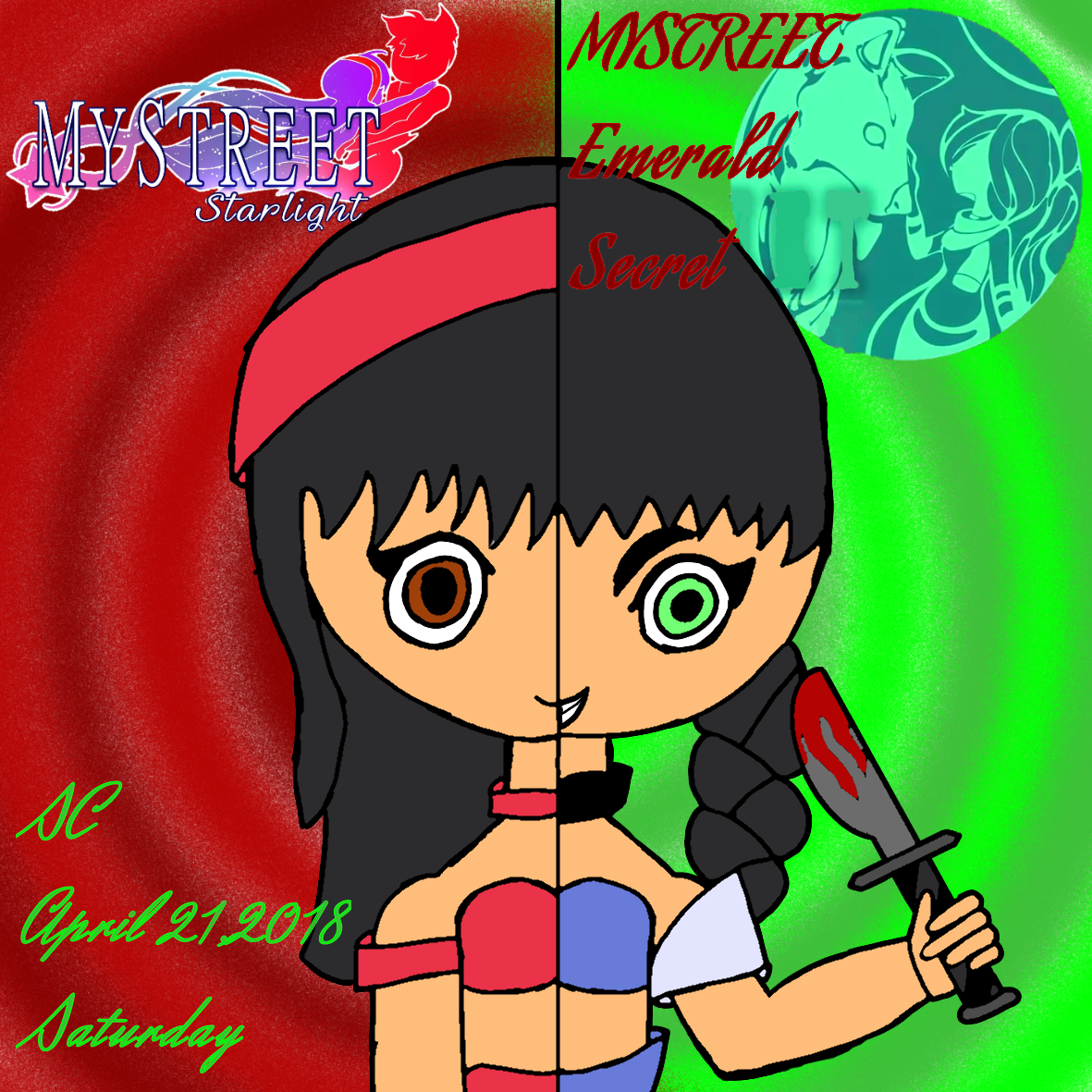 Aphmau Starlight and Emerald Secret - ibisPaint