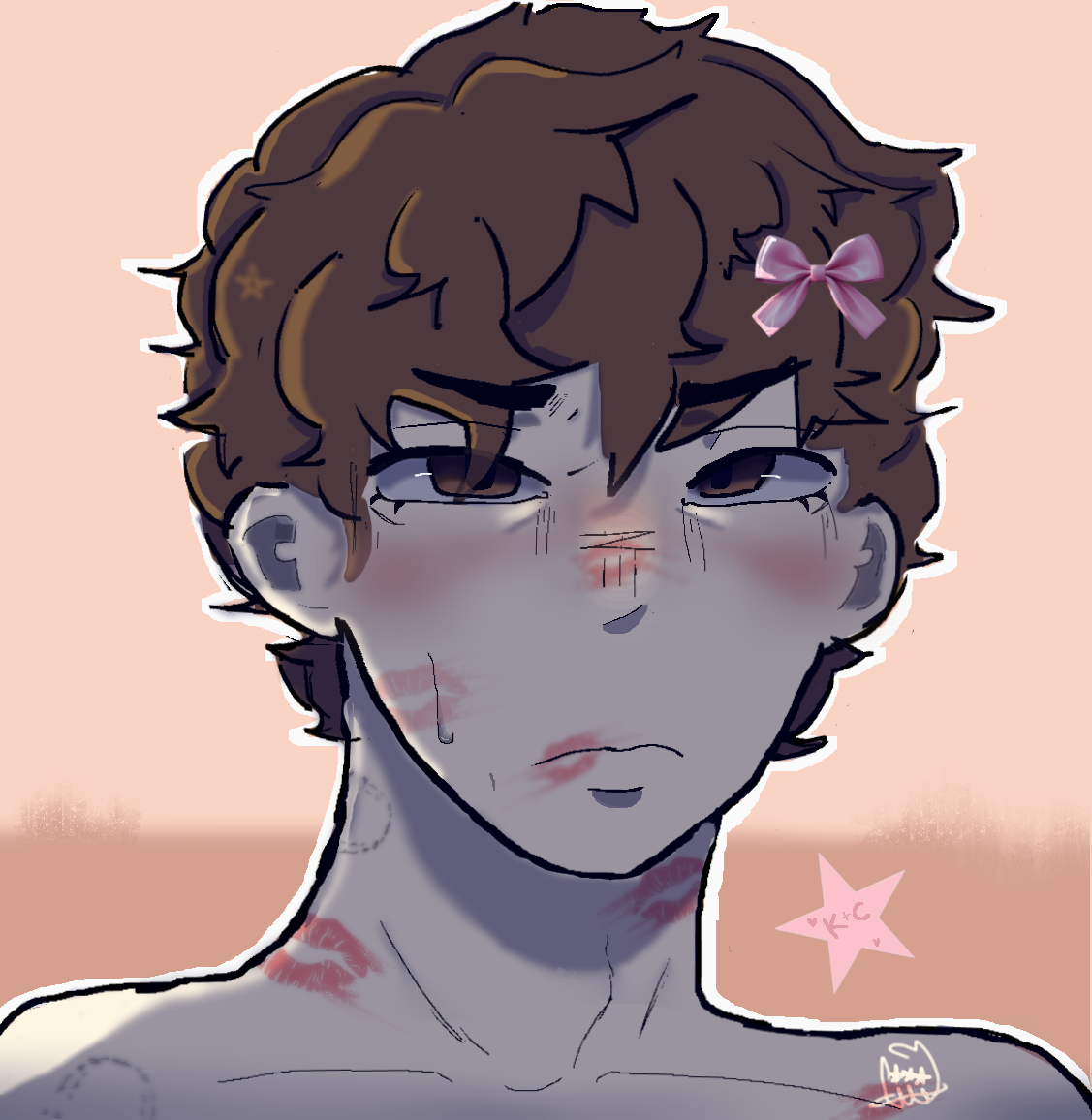 my husband IRL - kaiden - ibisPaint