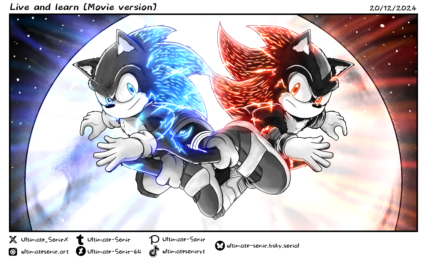 Sonic and Shadow Movie - Adventure 2 - ibisPaint