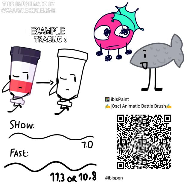 Fan made [Osc] Animatic battle brush - ibisPaint