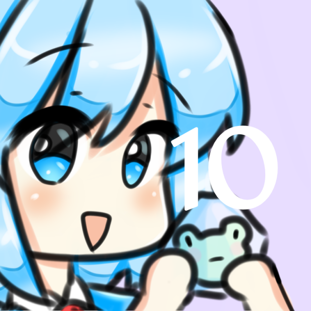 Cirno day 10 - ibisPaint